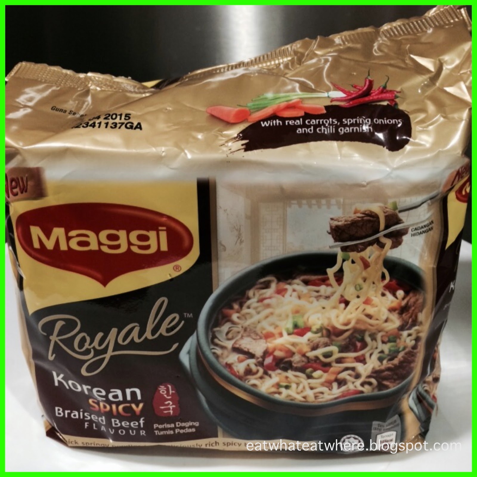 Eat what, Eat where?: #ewew tries Maggi Royale Korean Spicy Braised Beef